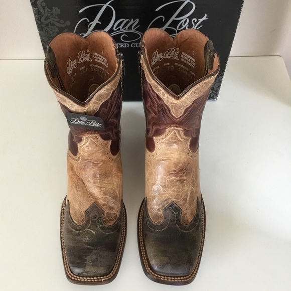 Dan Post | Shoes | Nib Dan Post Square Toe Sasha Boots Multiple Sizes ...